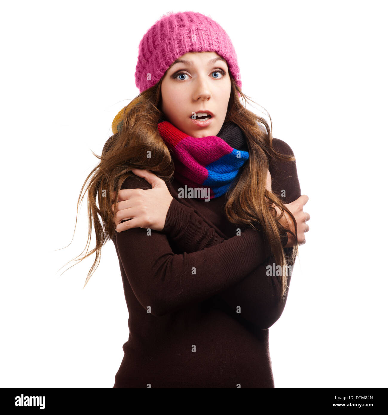 Beautiful woman face winter skin High Resolution Stock Photography and ...