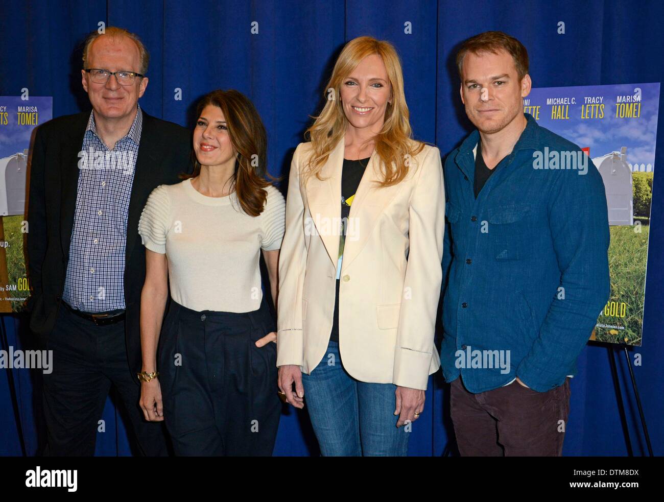 New York, NY, USA. 20th Feb, 2014. Tracy Letts, Marisa Tomei, Toni ...