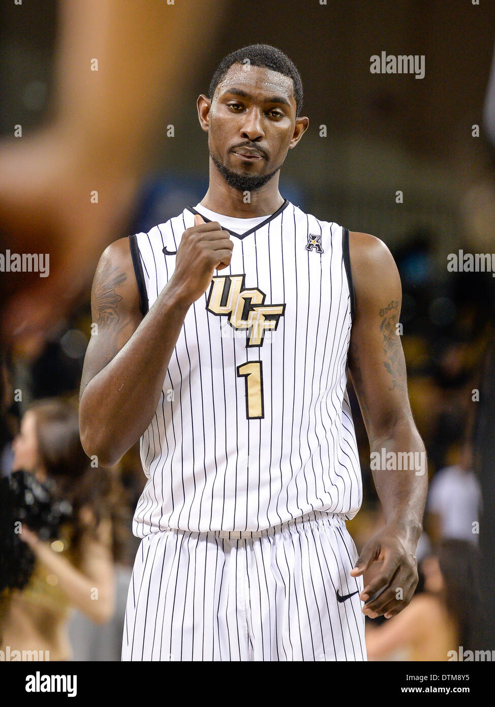 - Orlando, FL, U, . 19th Feb, 2014. S: UCF Knights forward Tristan ...
