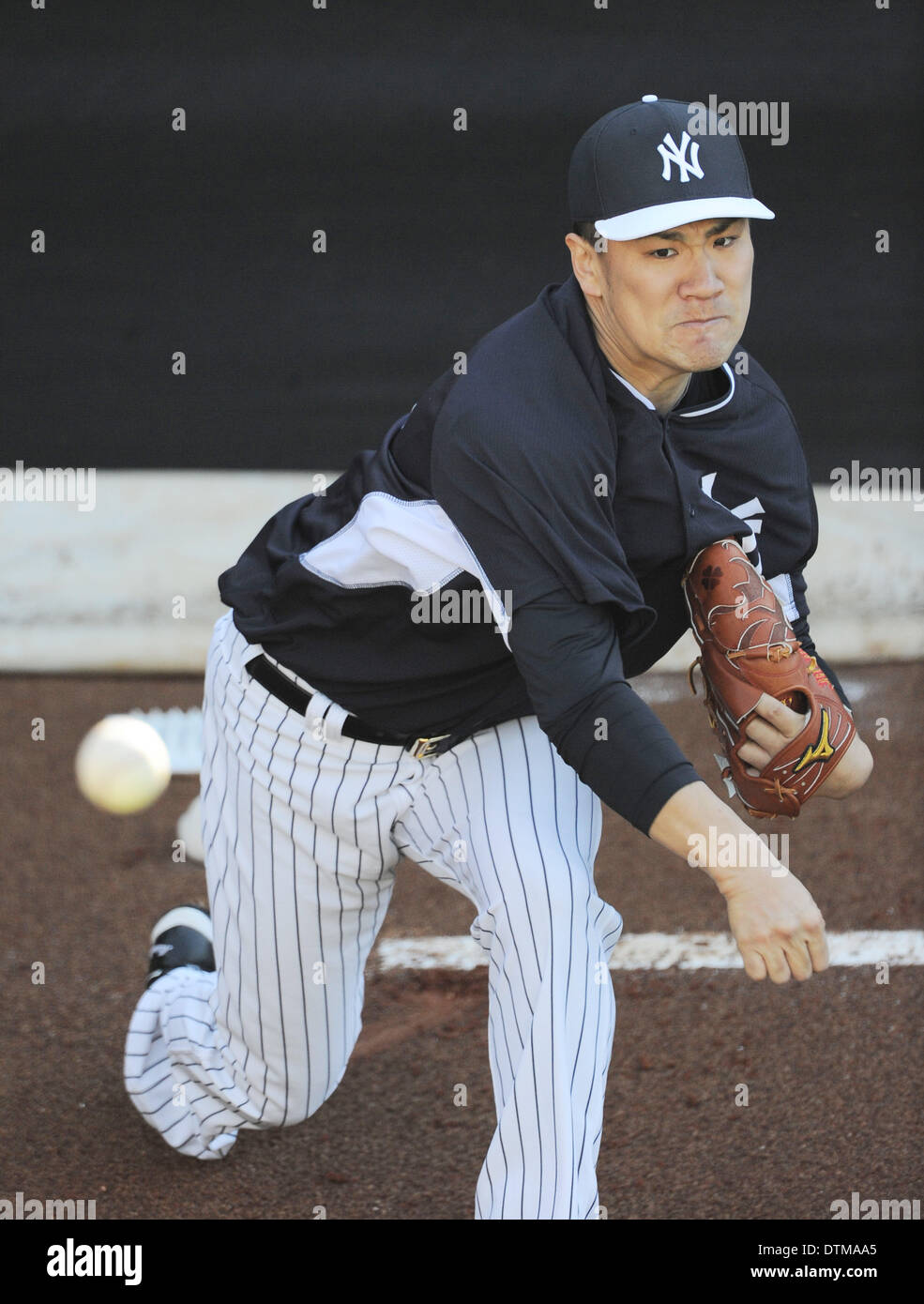 Tampa, Florida, USA. 18th Feb, 2014. Masahiro Tanaka (Yankees) MLB ...