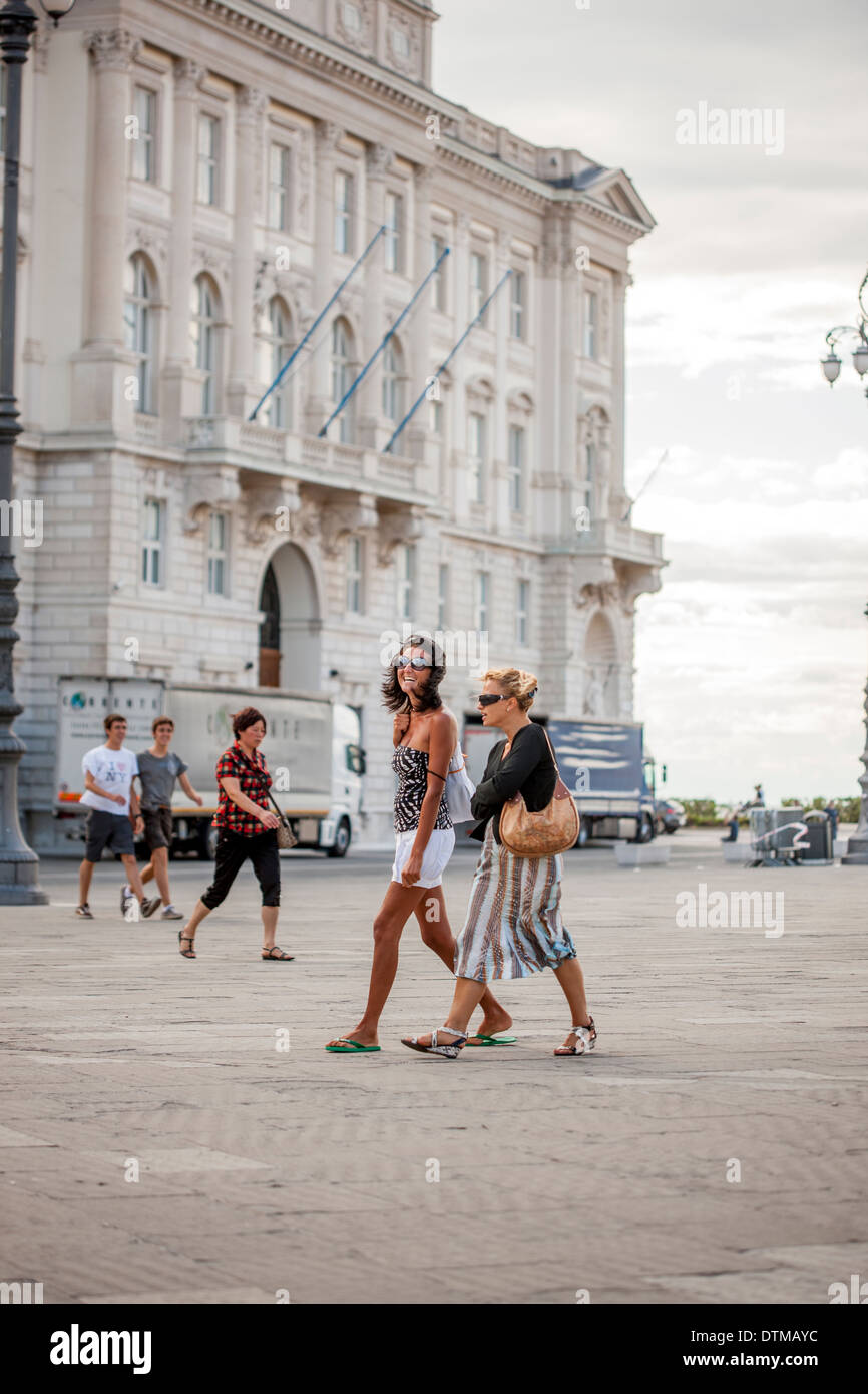 Square borso in Trieste,Italy Stock Photo - Alamy