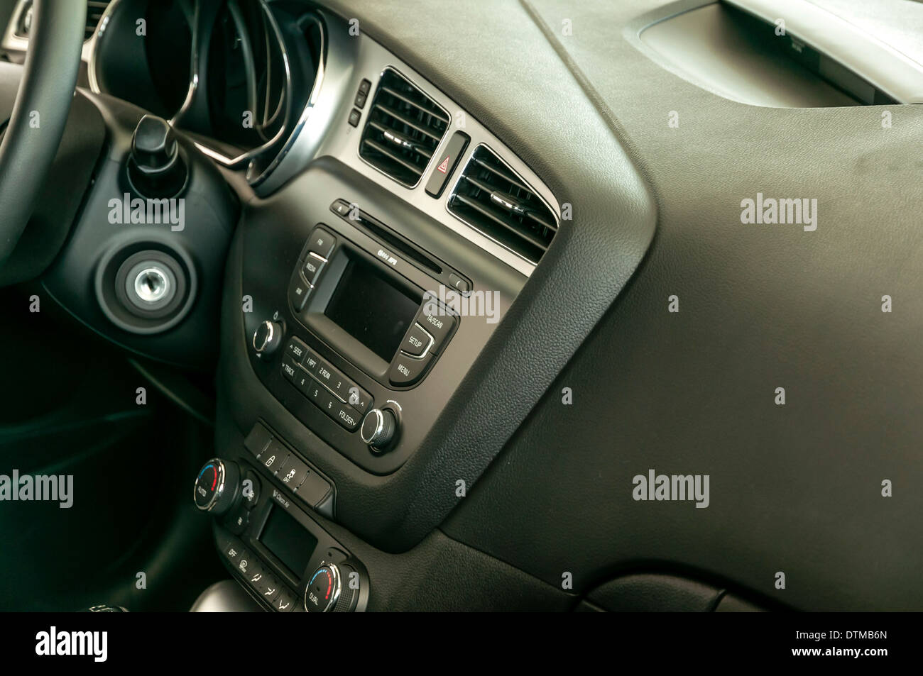 Fresh and new car interior Stock Photo - Alamy