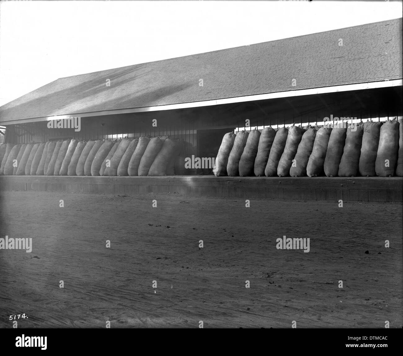 A photograph showing a wool shipment in Tulare County, California ...