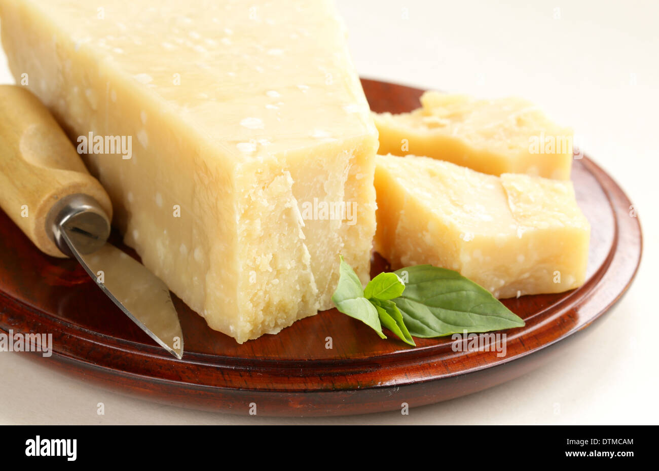 piece of fresh tasty hard parmesan cheese Stock Photo - Alamy