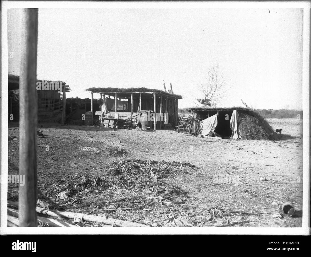 Indian village housing Black and White Stock Photos & Images - Alamy