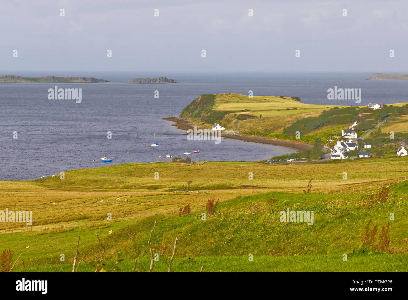 The village of Uig Stock Photo - Alamy