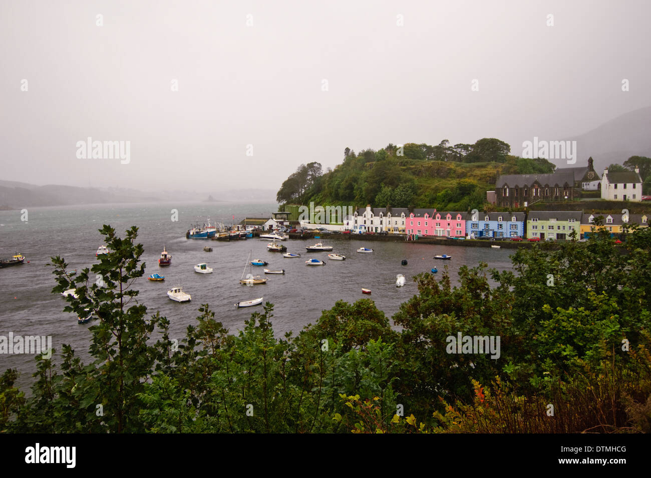 Colorful buildings in Portree, Isle of Skye Stock Photo - Alamy