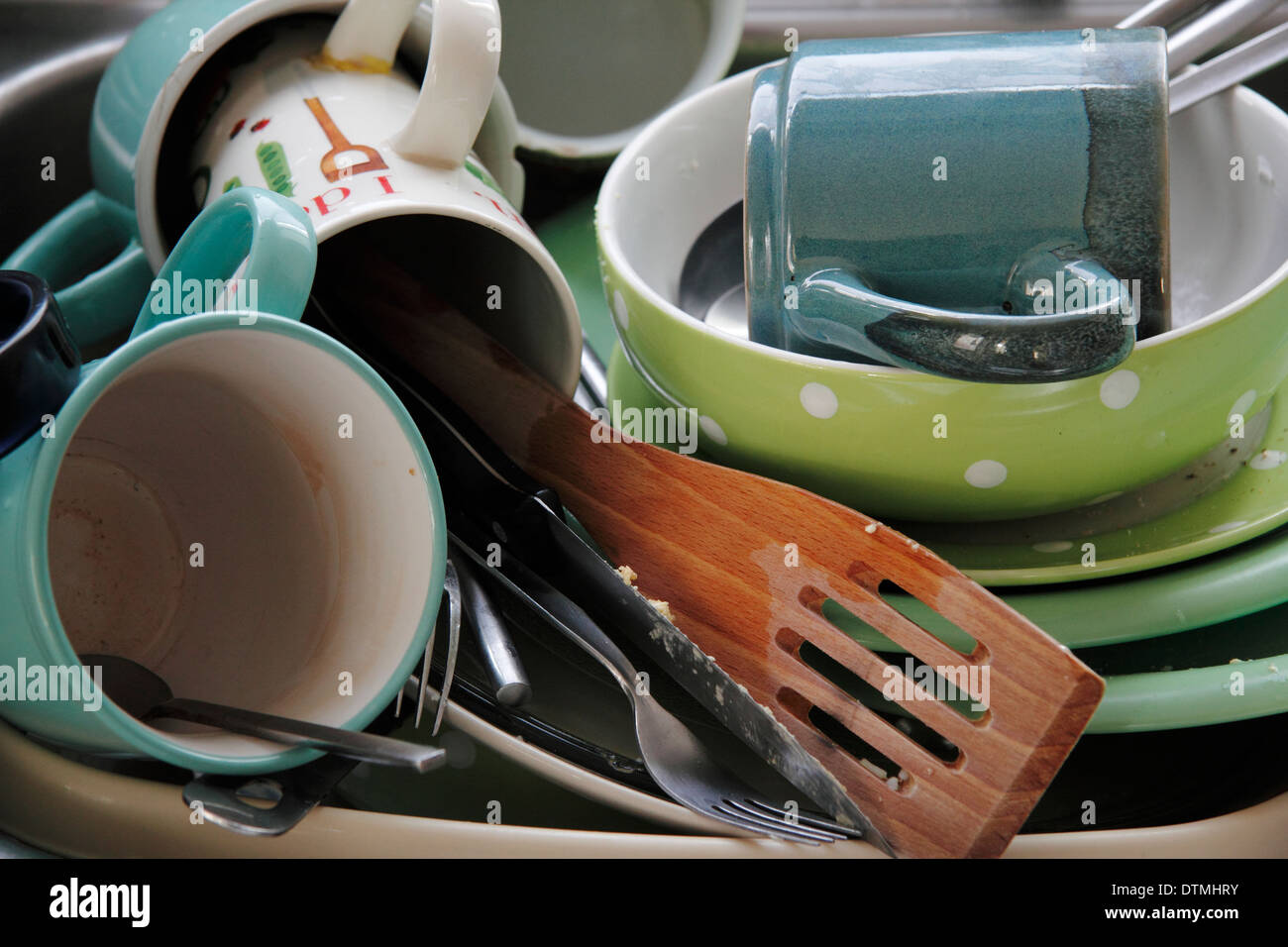 Dirty pots pans hi-res stock photography and images - Alamy
