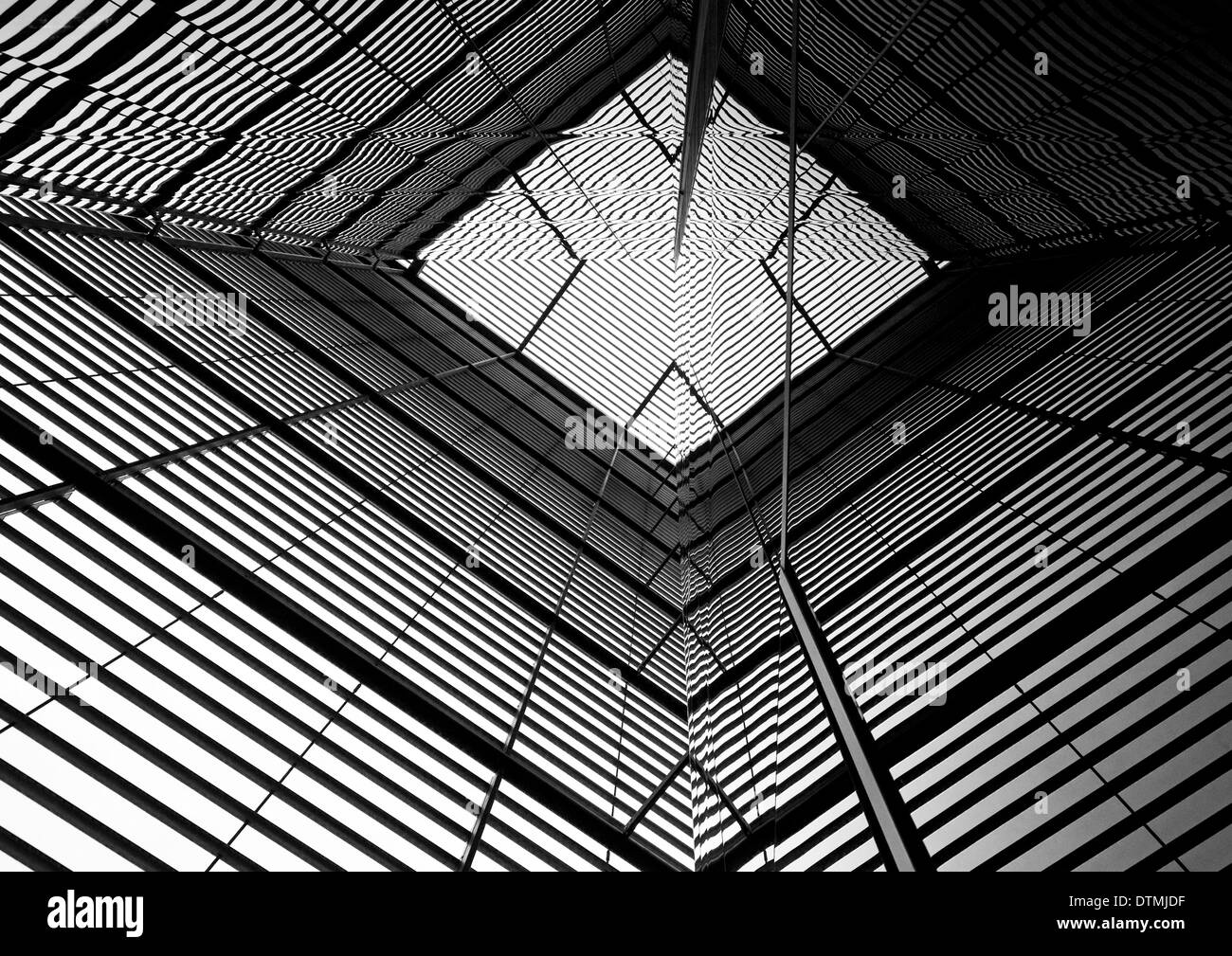 Patterns created by the reflections at no 6 More London Place in London ...