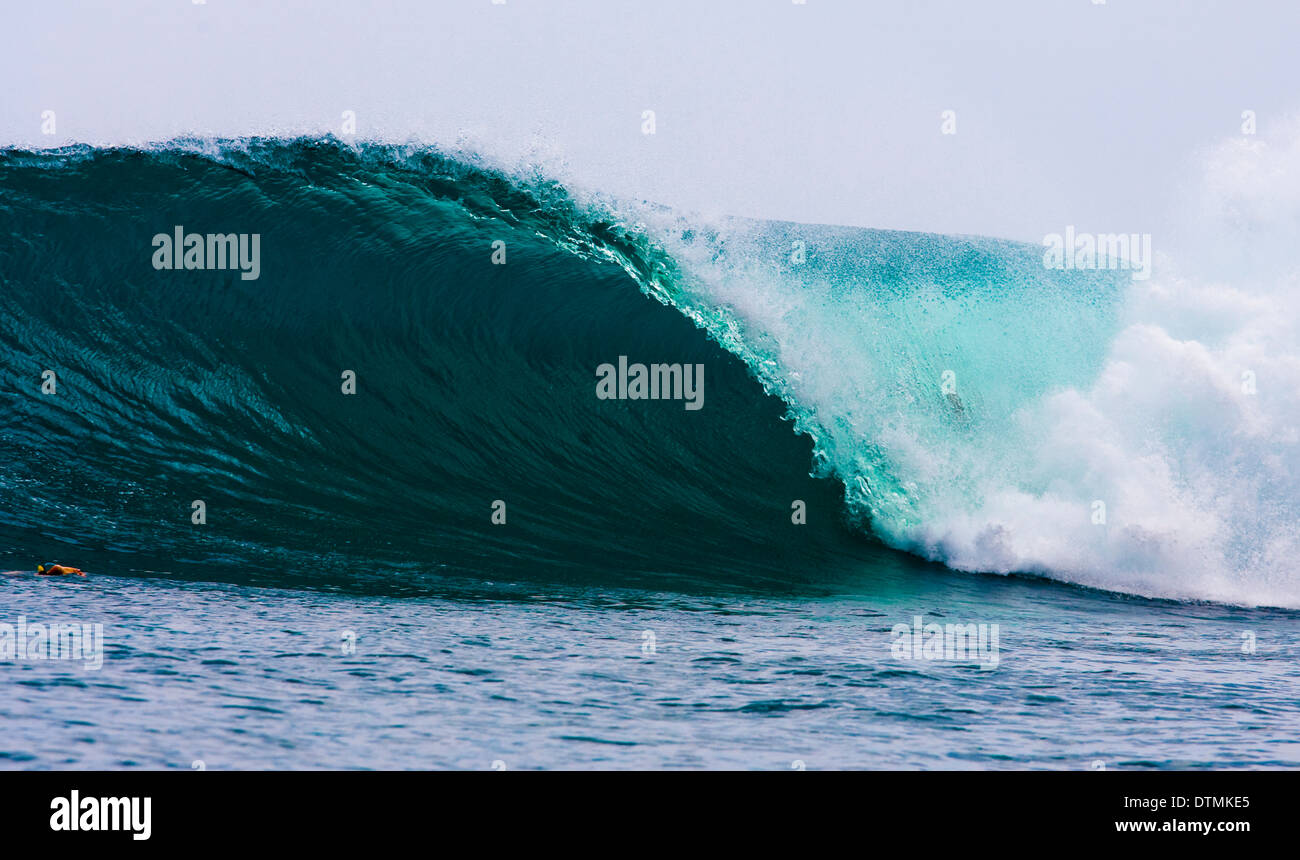 ocean sea water wave horizon landscape green blue splash Stock Photo ...