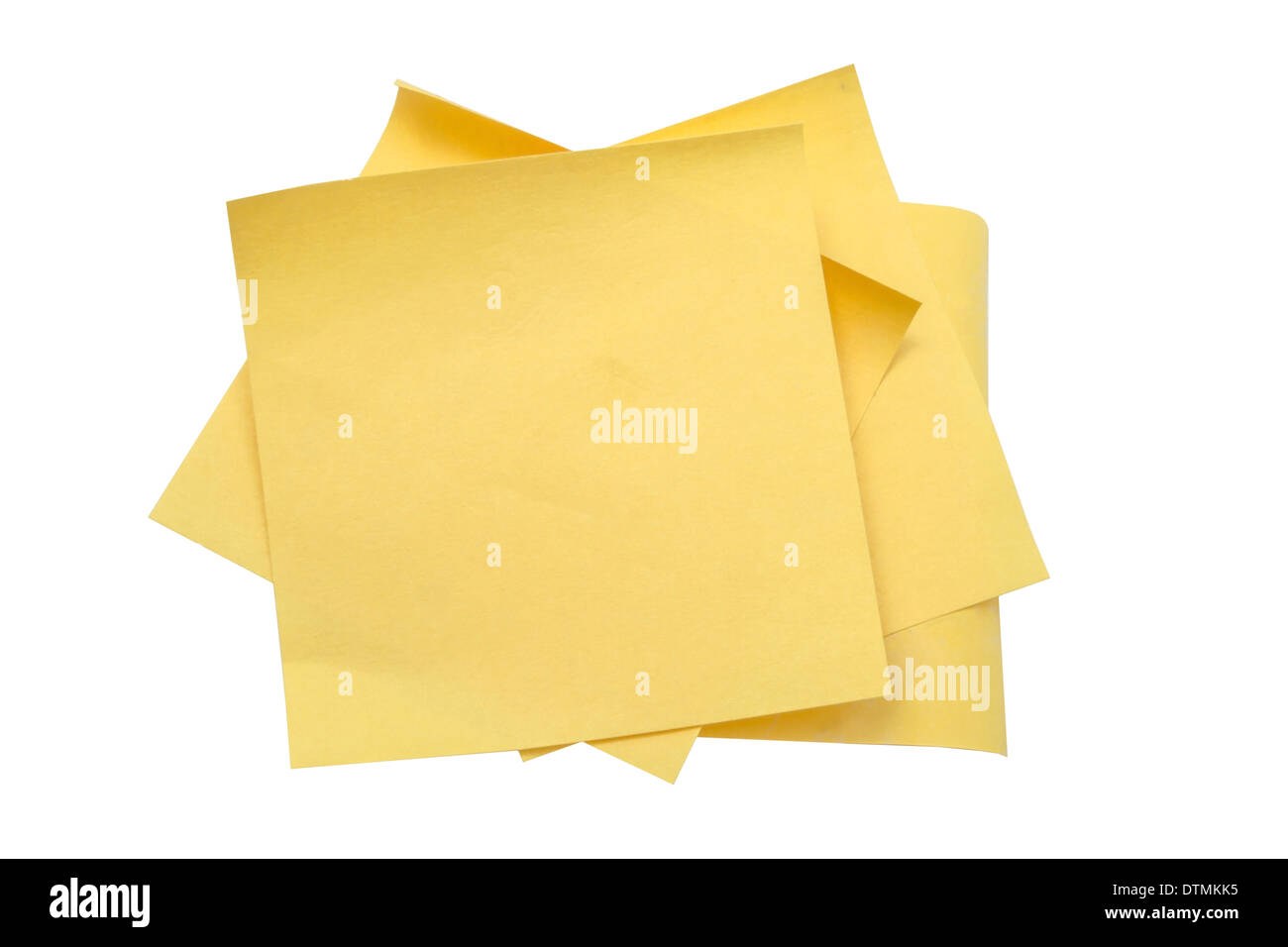 Yellow memo paper Stock Photo - Alamy