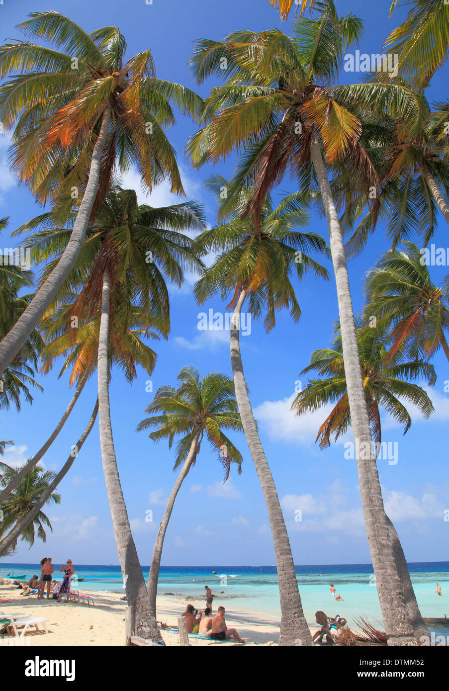 Maldives maafushi island beach people hi-res stock photography and ...