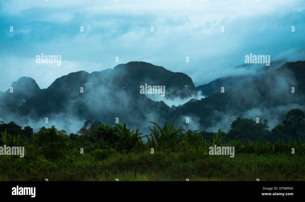Beautiful landscapes of Gunung Mulu national park in Sarawak, Borneo ...