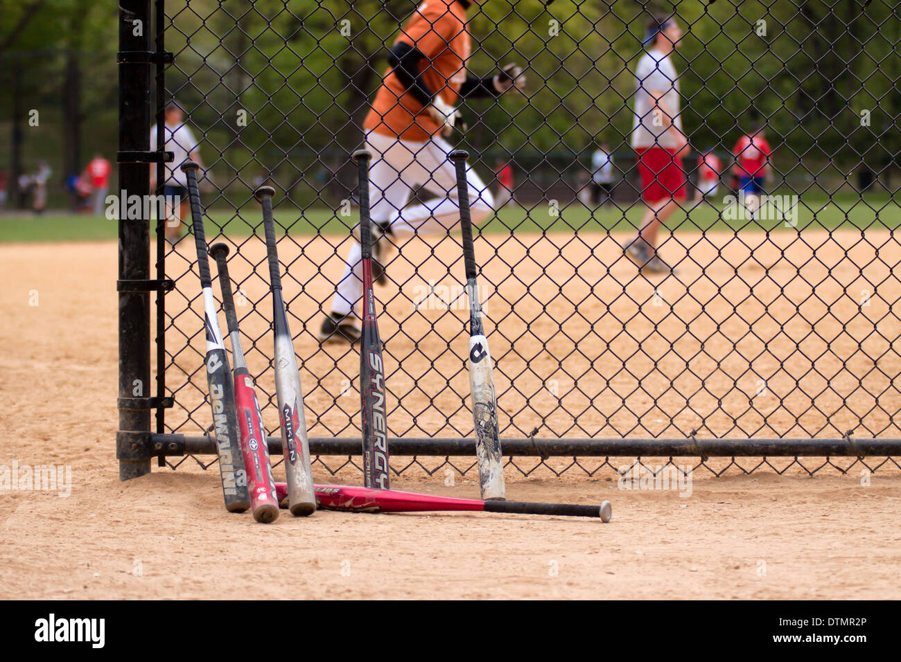 Backstop fence hi-res stock photography and images - Alamy