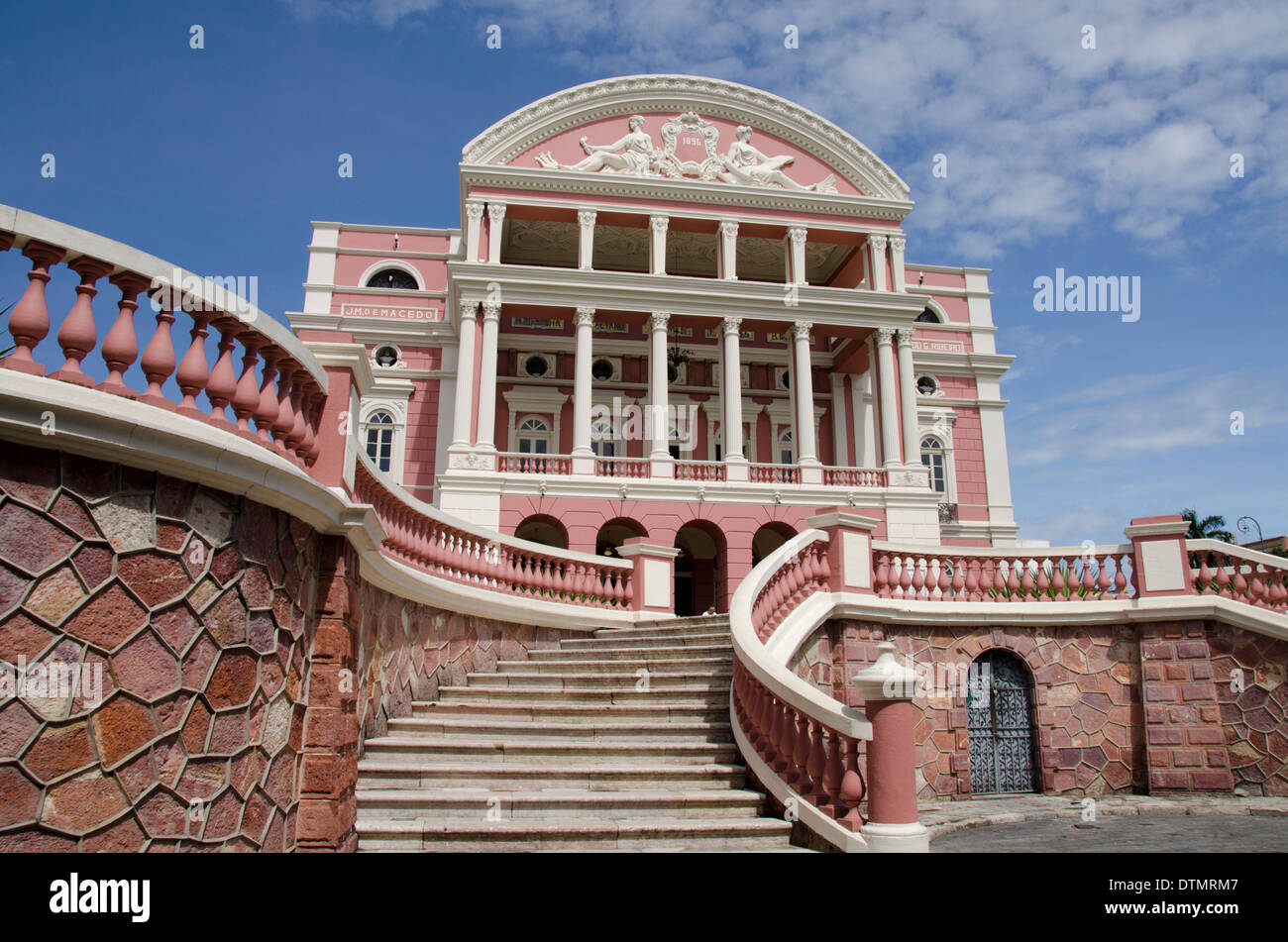 Brazil, Amazon, Manaus. Historic Manaus Opera House (Teatro Amazonas ...