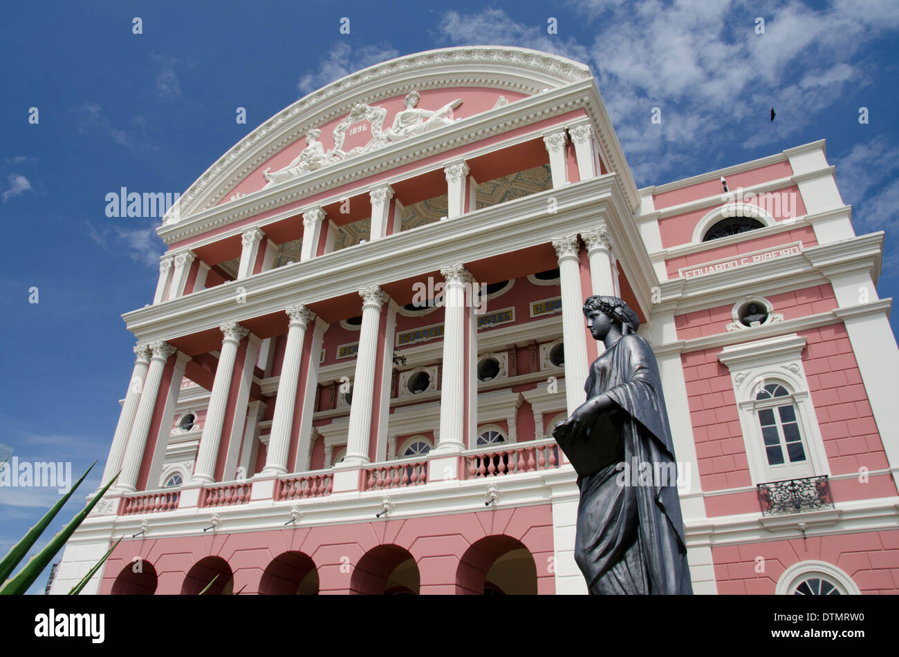 Brazil, Amazon, Manaus. Historic Manaus Opera House (Teatro Amazonas ...