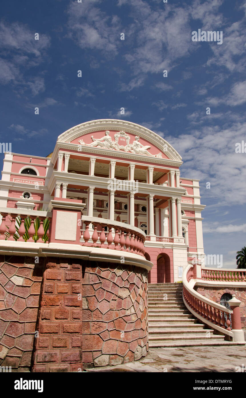 Brazil, Amazon, Manaus. Historic Manaus Opera House (Teatro Amazonas ...