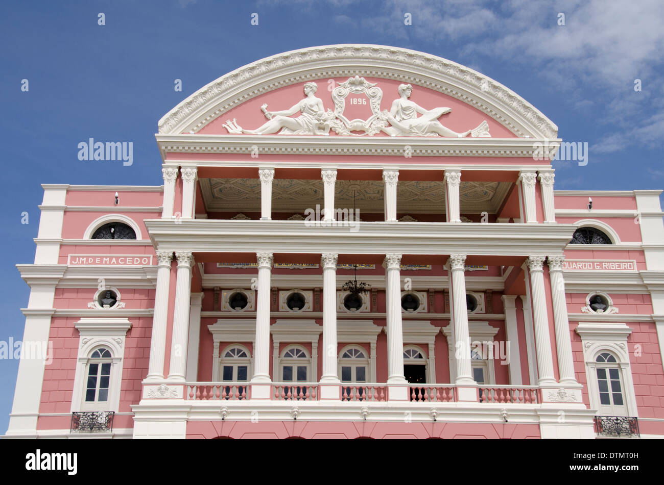 Brazil, Amazon, Manaus. Historic Manaus Opera House (Teatro Amazonas ...