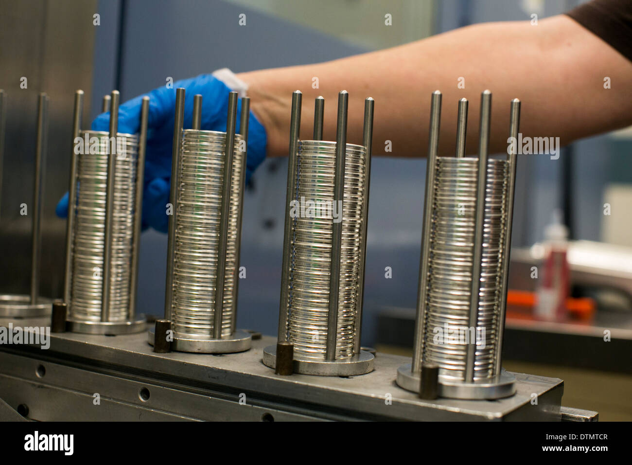 American coin production hi-res stock photography and images - Alamy