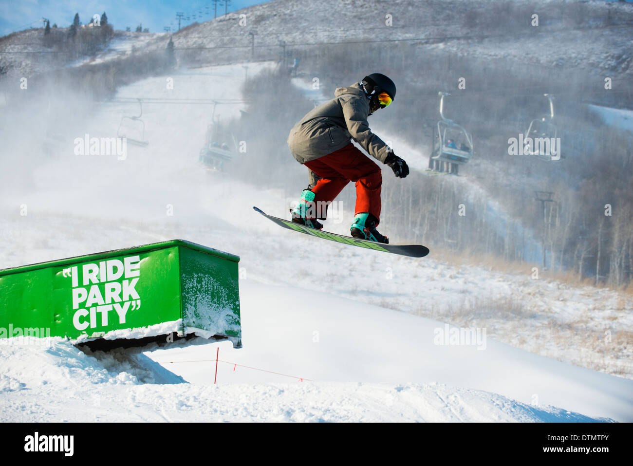 Snowboard park hi-res stock photography and images - Alamy