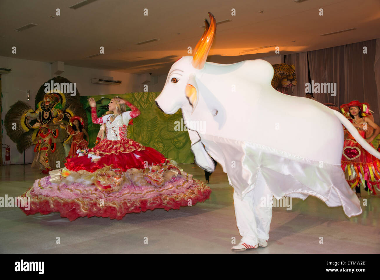 Brazil, Amazon, Parintins. Boi Bumba Folkloric Show. Parintins hosts ...