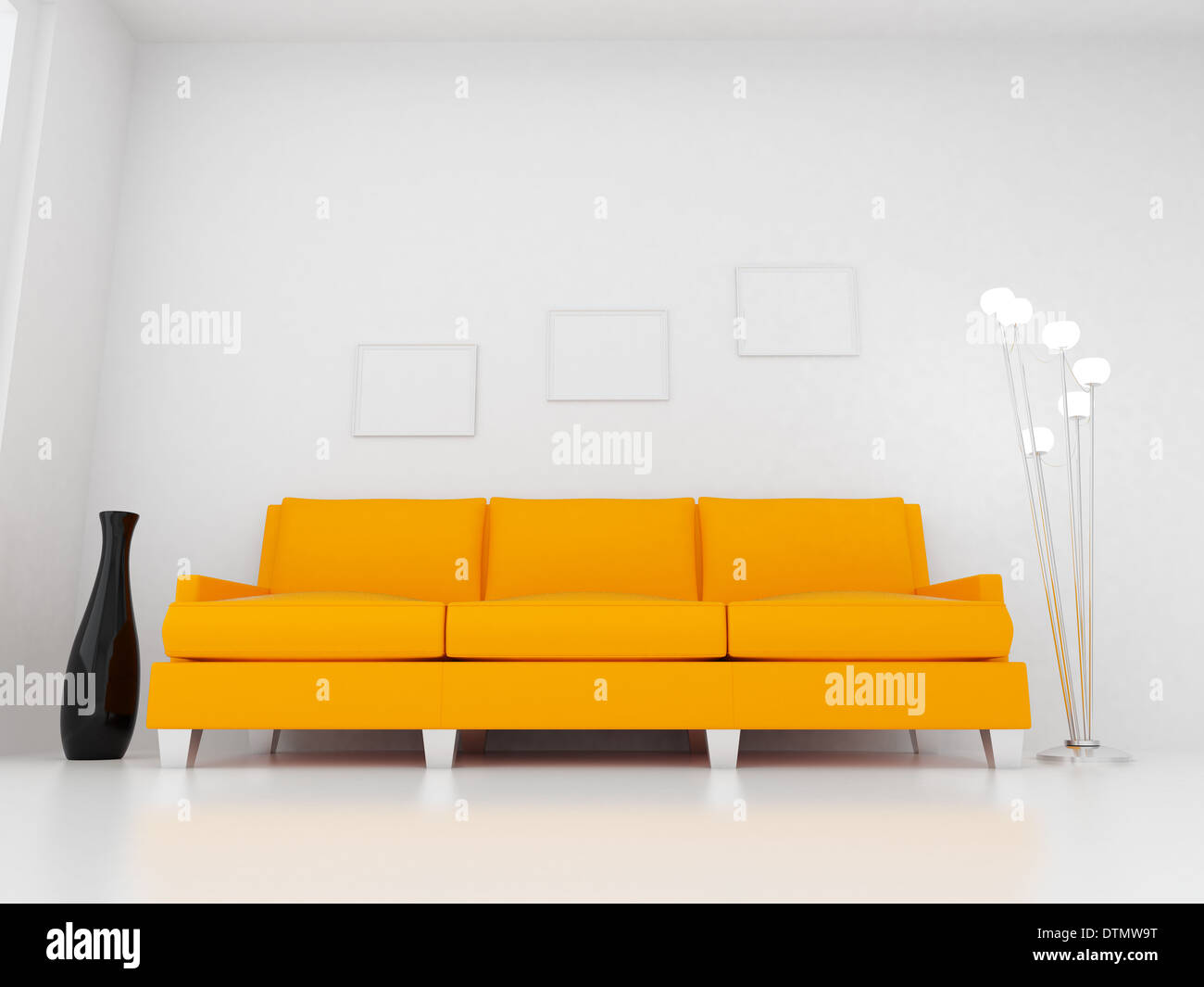3d render home Interior. High resolution image. Apartments in a modern ...