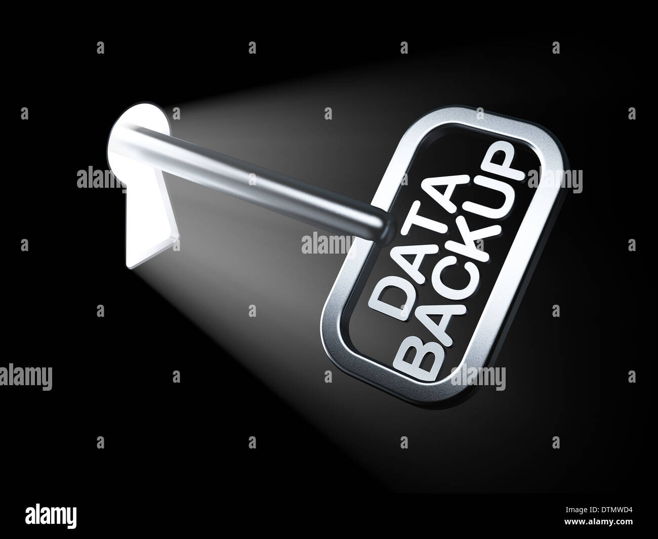 Information concept: Data Backup on key Stock Photo - Alamy