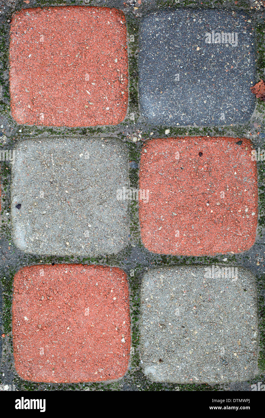Colorful paved blocks Stock Photo - Alamy