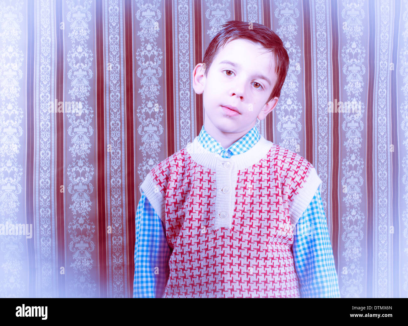 Kids portrait vintage hi-res stock photography and images - Alamy