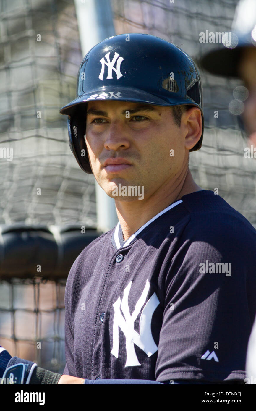 Tampa, Florida, USA. 20th Feb, 2014. Jacoby Ellsbury (Yankees) MLB ...