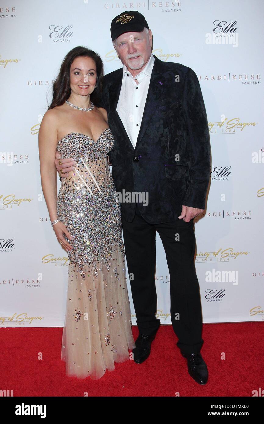 Los Angeles, California, USA. 20th Feb, 2014. Mike Love; Jacqueline ...
