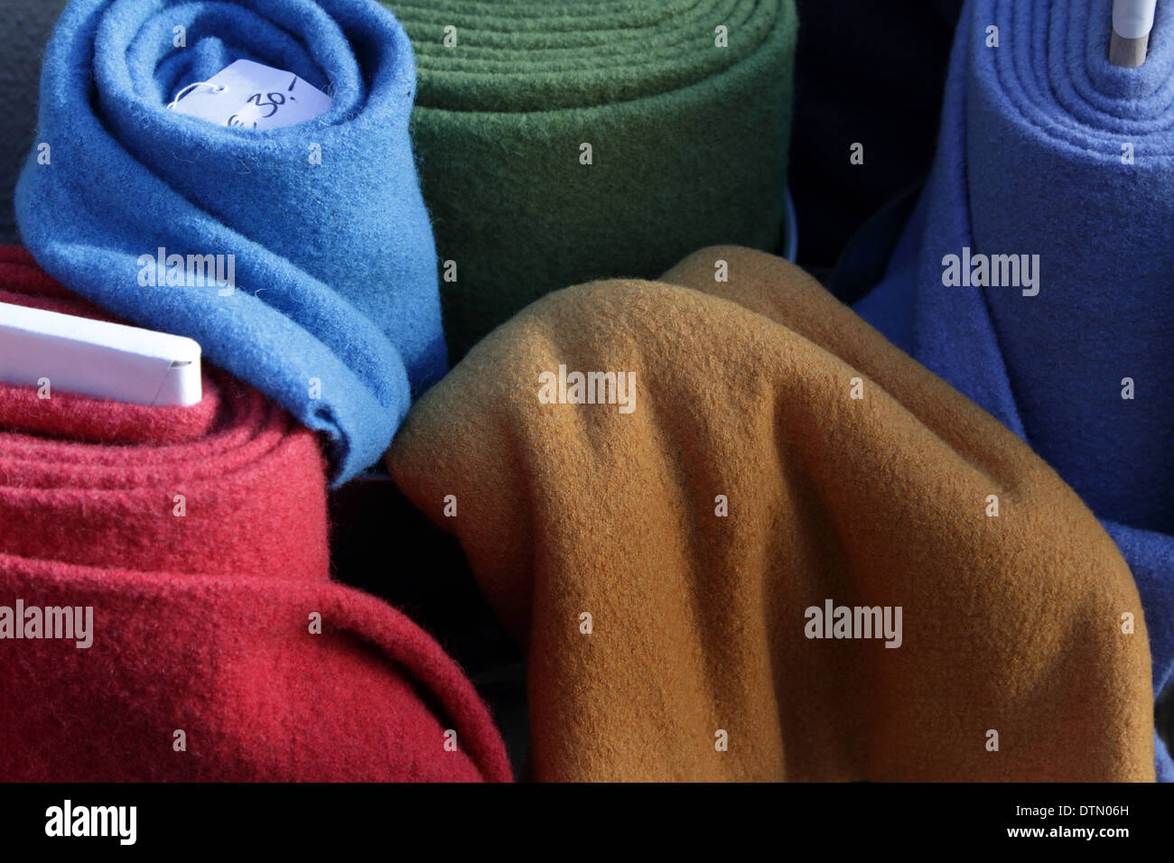 rolls of cloth Stock Photo - Alamy
