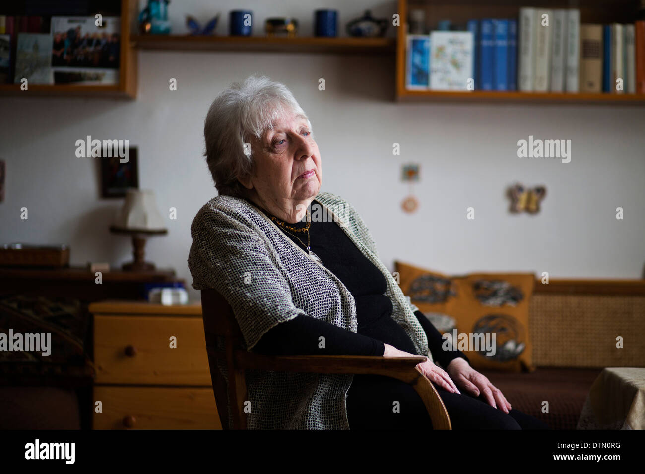 Helga Hoskova-Weissova, Czech artist, painter, Holocaust survivor Stock ...