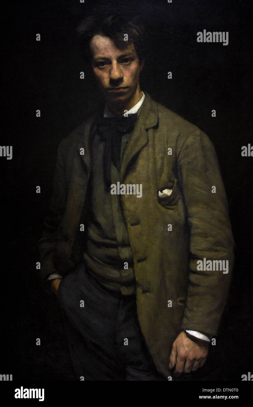 Albert Verwey (1865-1937). Dutch poet. Portrait, 1885, by Jan Veth ...