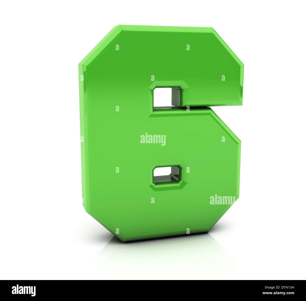 3d number six in Cut Out Stock Images & Pictures - Alamy