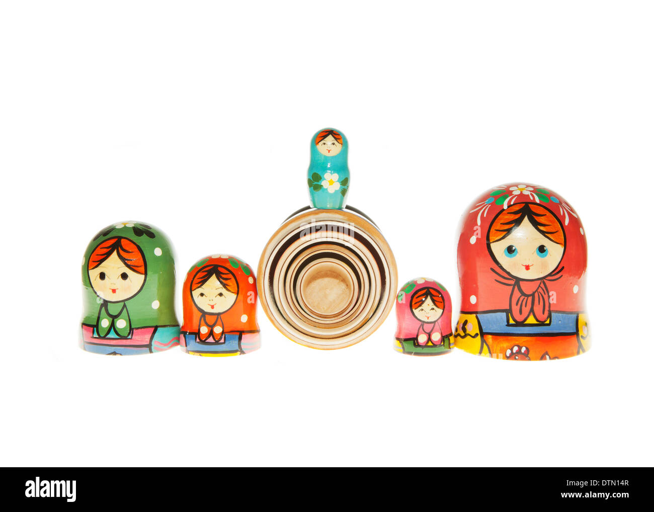 Matryoshka / Babushka - Russian Nested Dolls Stock Photo - Alamy
