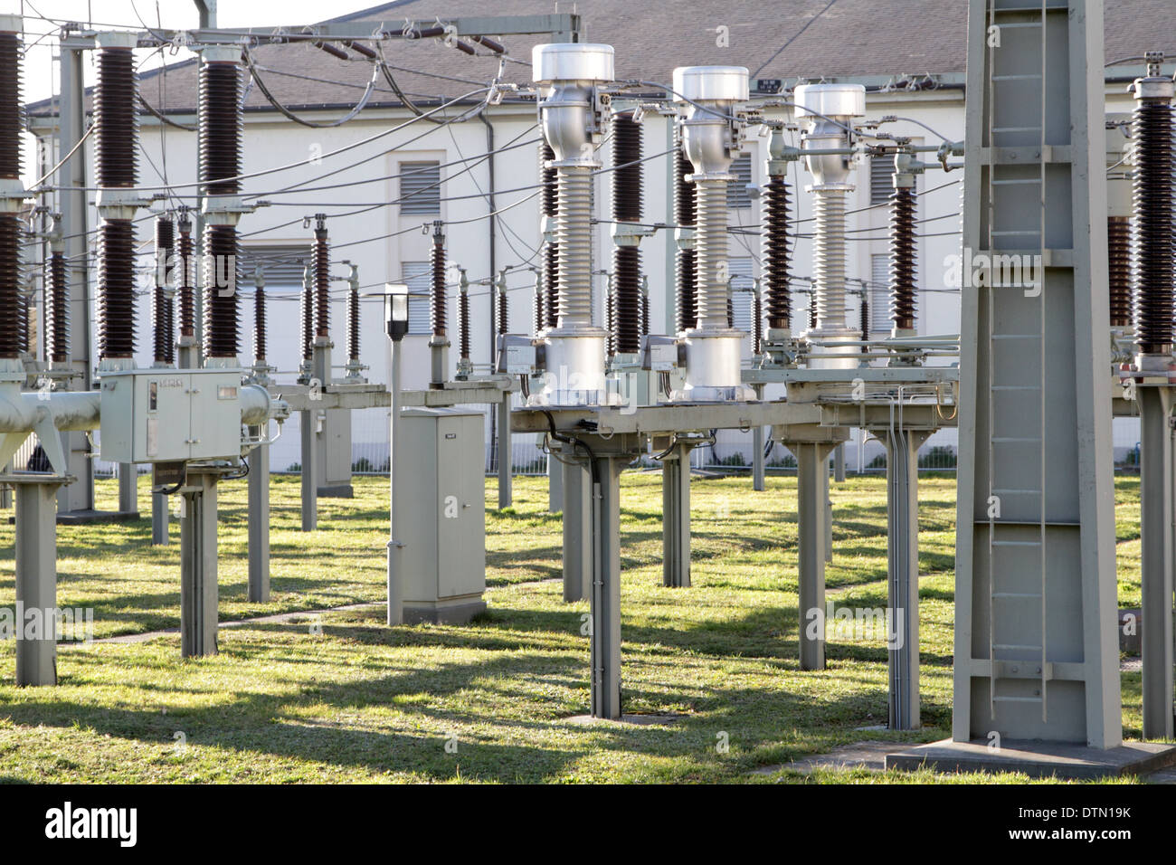 current transmission system Germany Stock Photo - Alamy