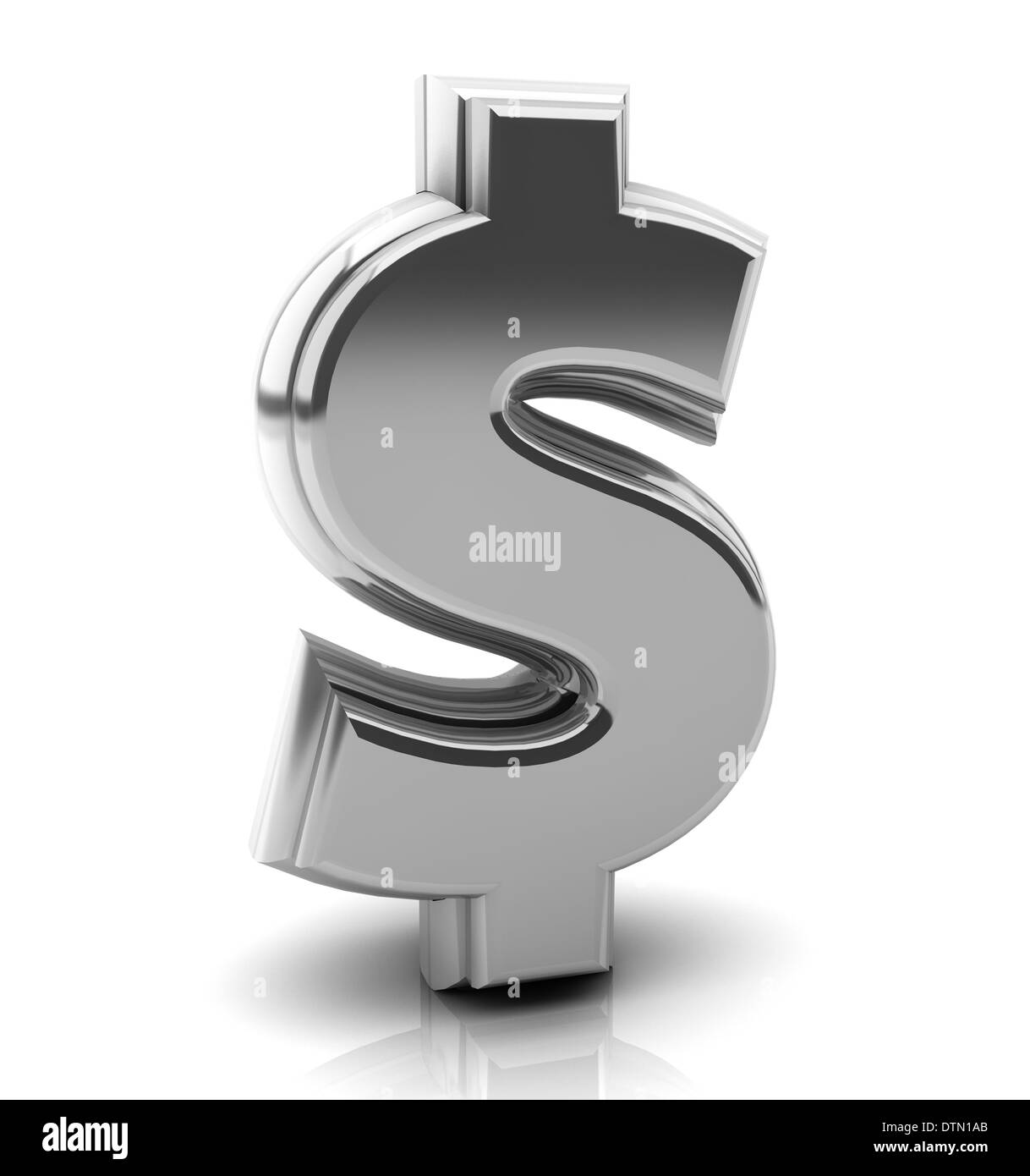 Dollar 3d symbol in Black and White Stock Photos & Images - Alamy