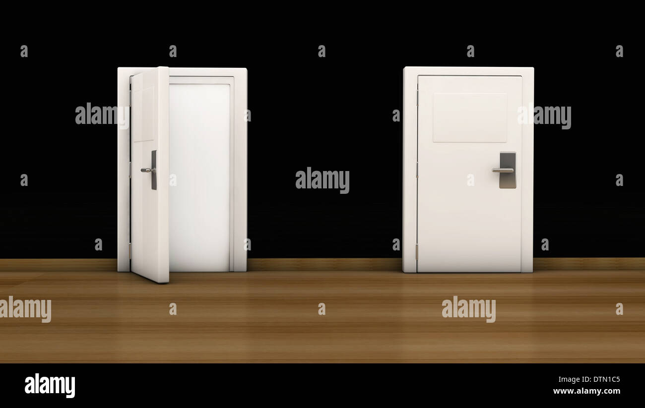 Free wooden interior doors hi-res stock photography and images - Alamy