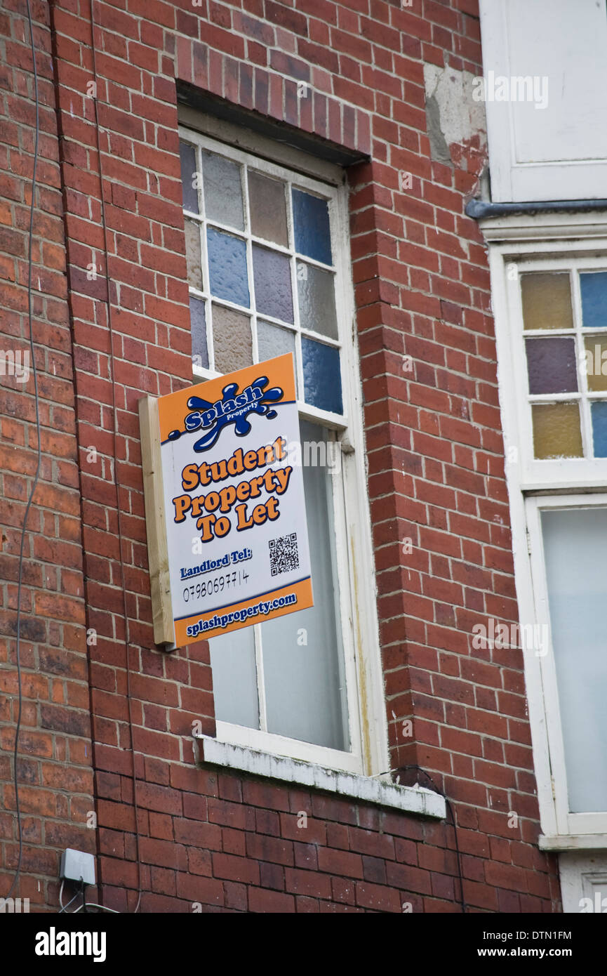 Signs in the windows of the student hi-res stock photography and images ...