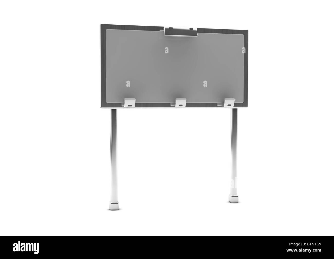 3d Sign gray on white background Stock Photo - Alamy