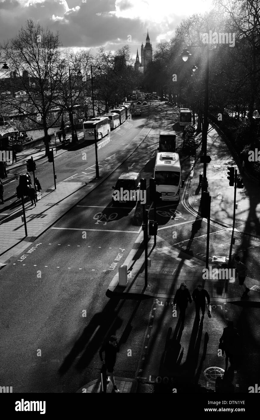 Road embankment Black and White Stock Photos & Images - Alamy