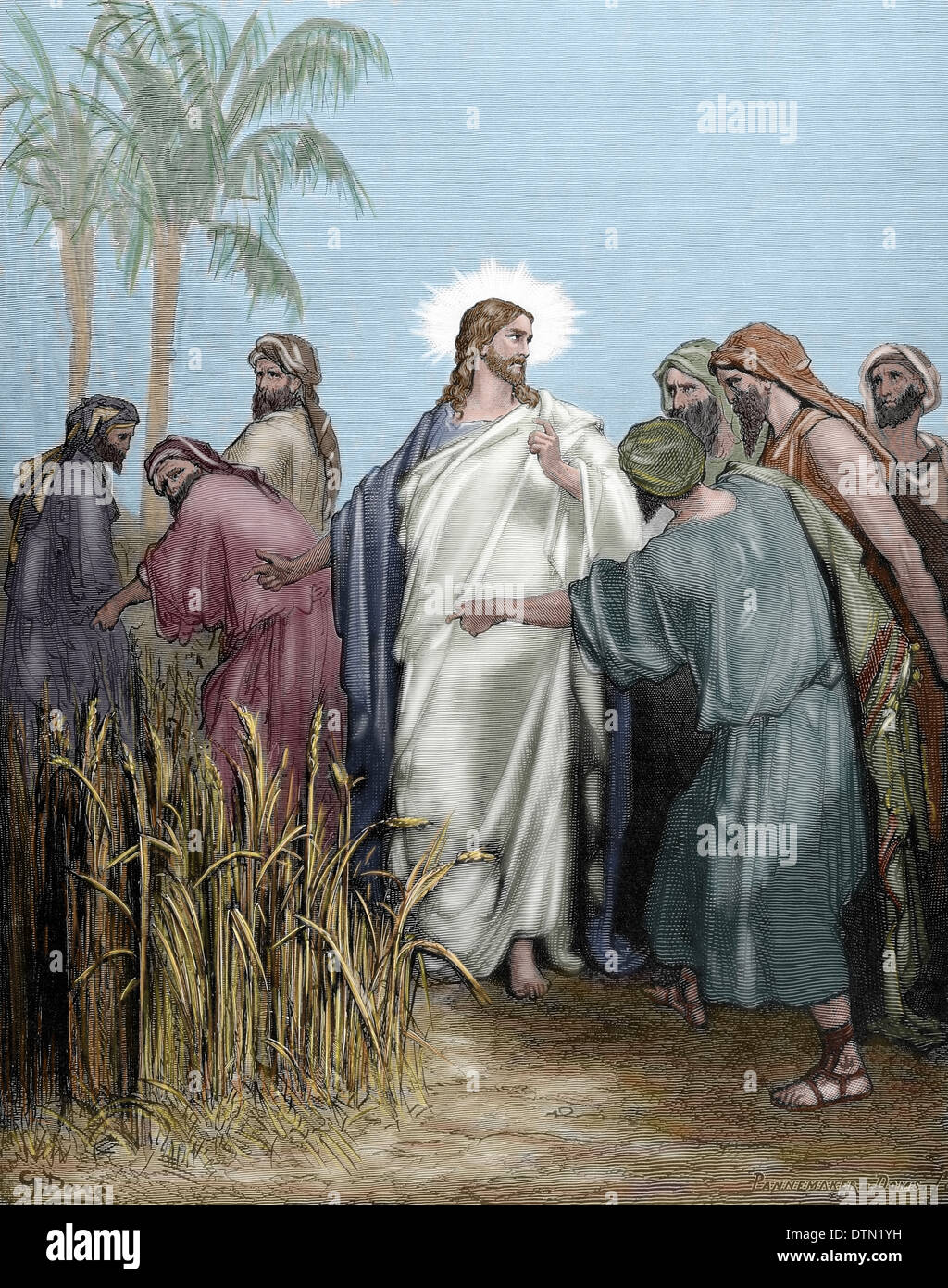 New Testament. Gospel of Matthew. Chapter XII. The apostles gathered ...
