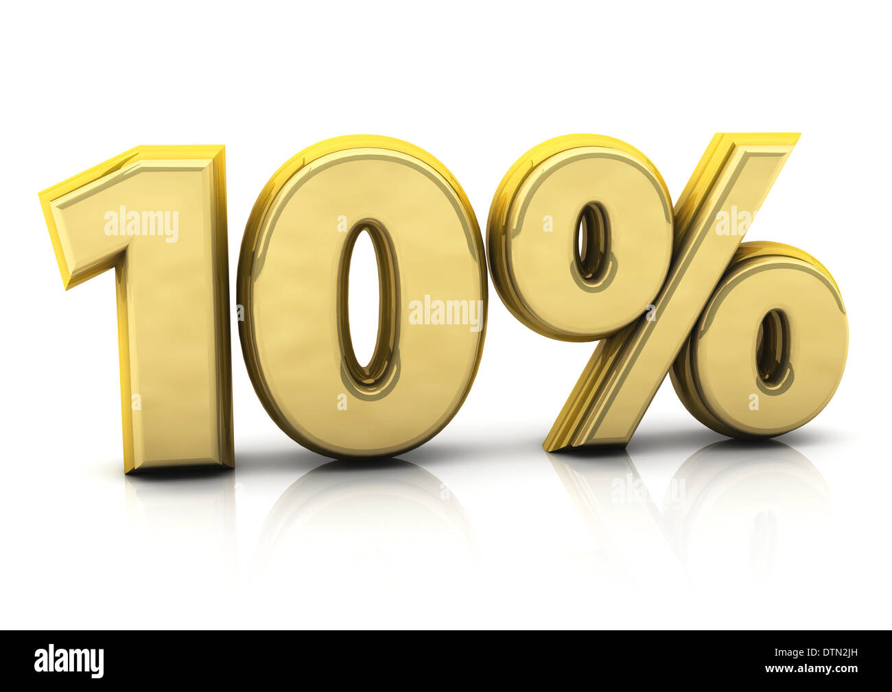 Gold number 10 hi-res stock photography and images - Alamy