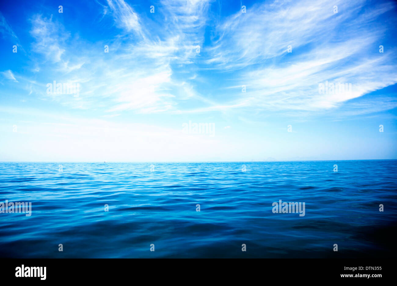 Perfect blue morning sky hi-res stock photography and images - Alamy