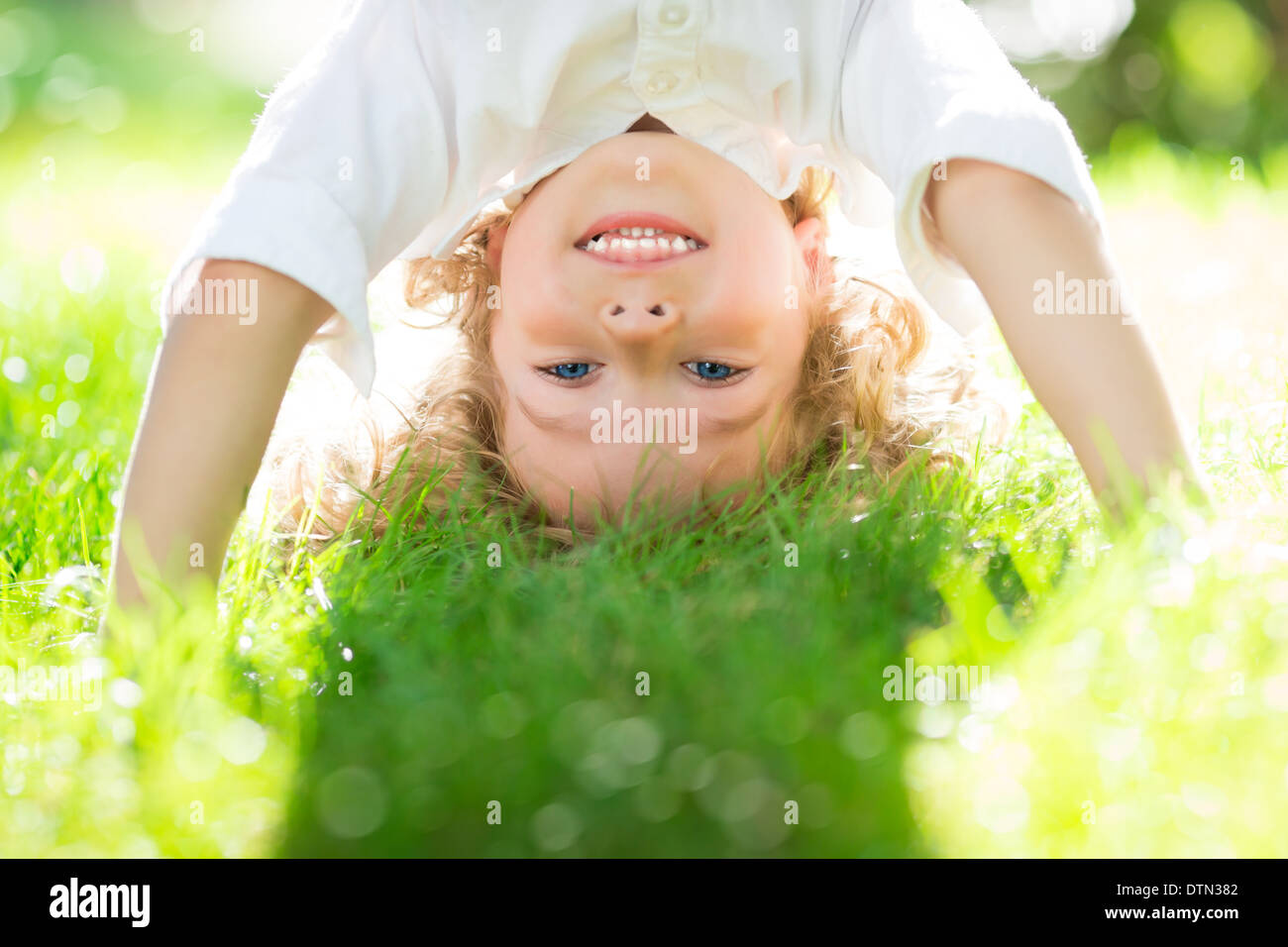 Child having fun Stock Photo - Alamy