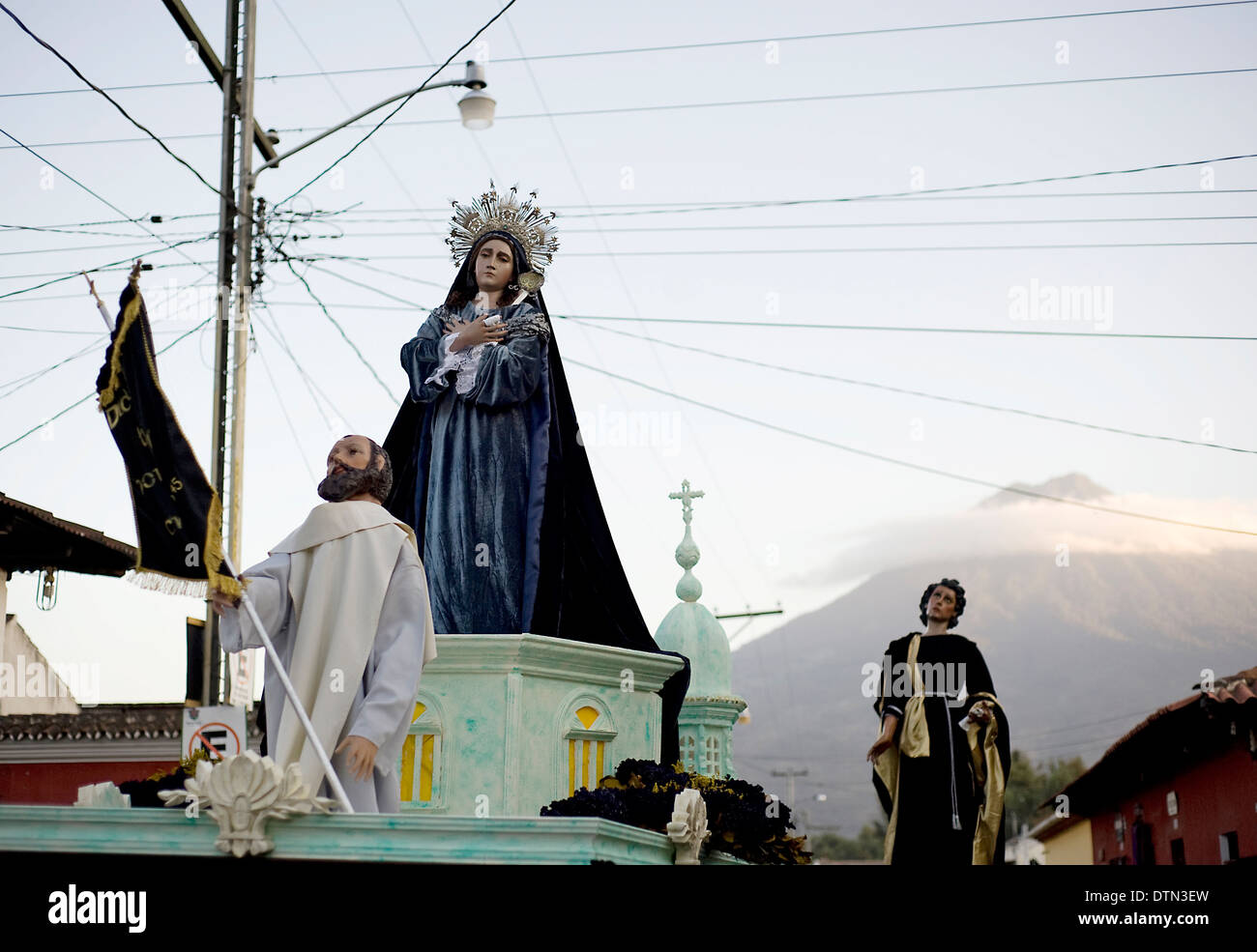 Procession during Semana Santa (Holy Week) in Antigua, Guatemala Stock ...