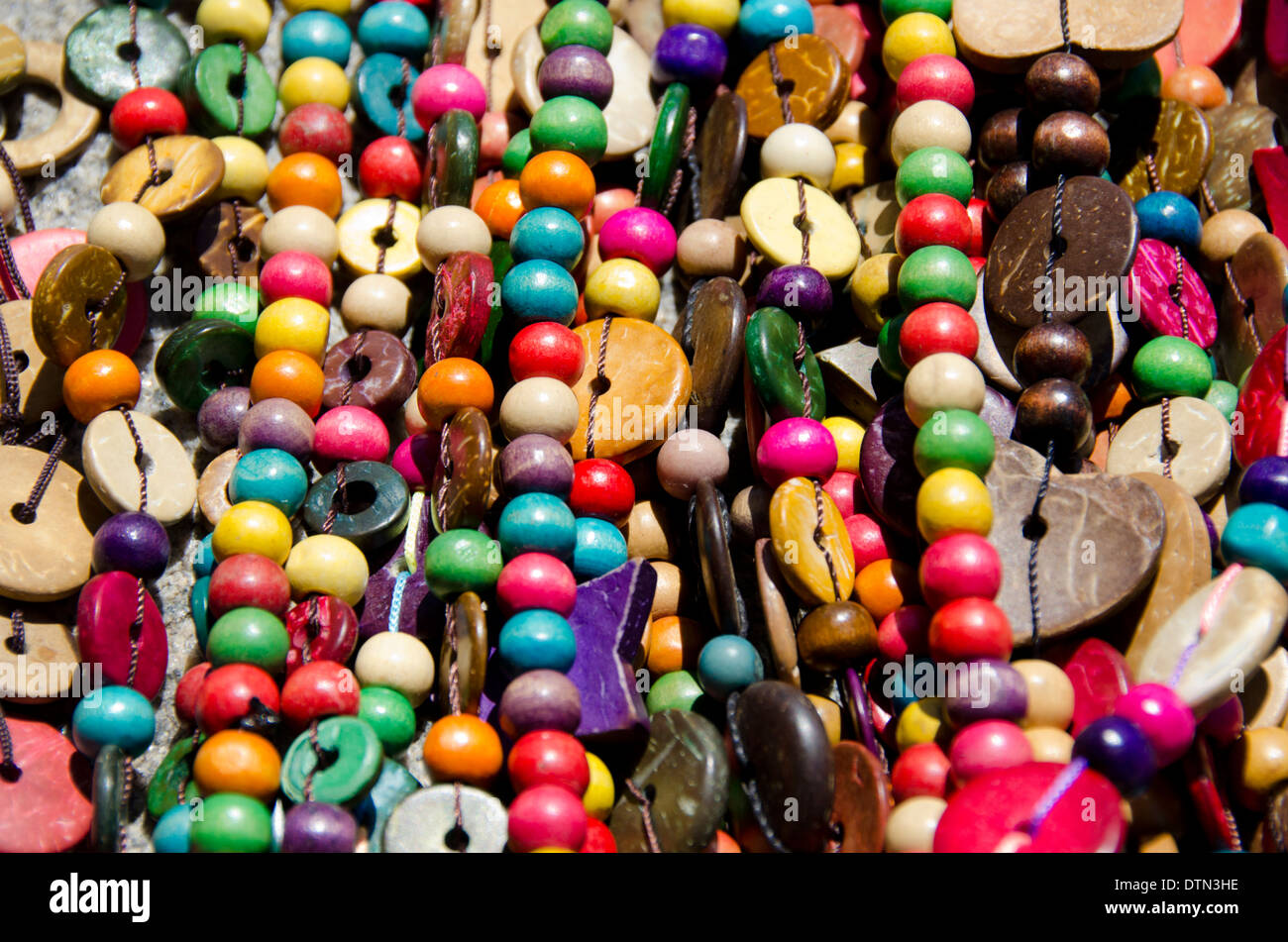 Brazil wood beads necklace craft hi-res stock photography and images ...