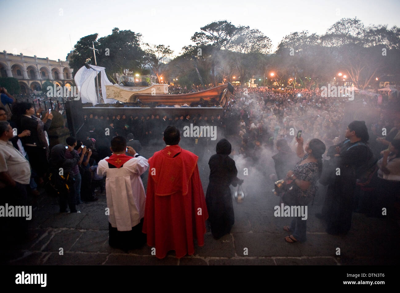 Procession during Semana Santa (Holy Week) in Antigua, Guatemala Stock ...