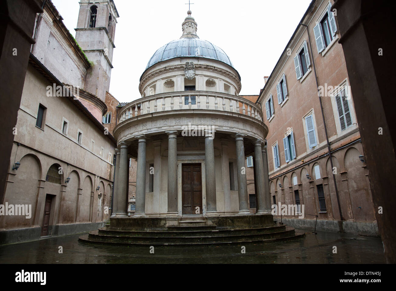 Tempietto del Bramante. San Pietro in Montorio. Rome, Italy Stock Photo ...